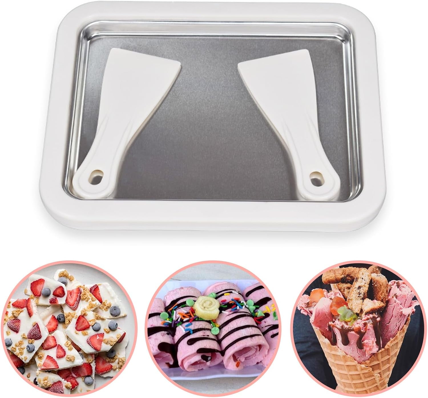 Rolled ice cream machine Instant ice cream machine Homemade ice cream ...