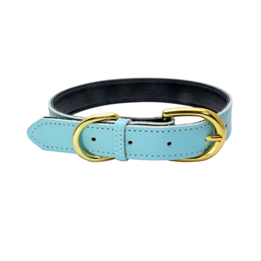 Rolled leather dog collar durable round rope collar is suitable for ...