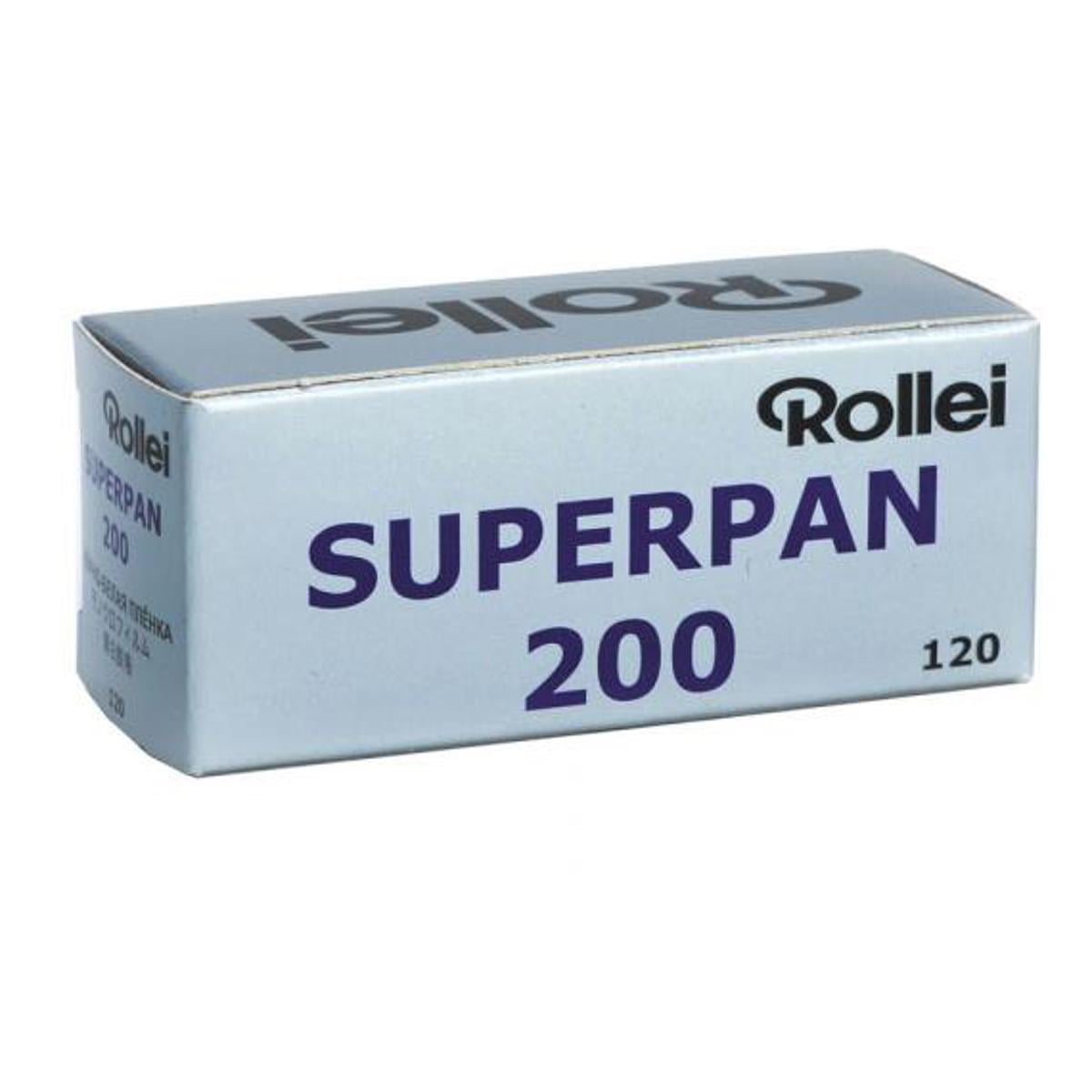 Rollei Superpan 200 Black and White Negative Film (120 Roll Film ...