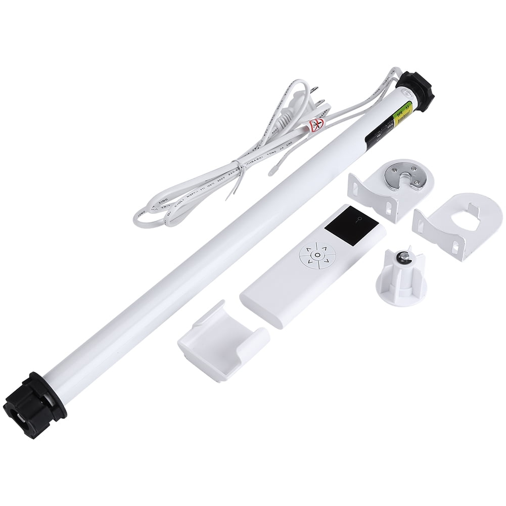 Roller Blind Shade Electric Tubular Motor Kit with Remote Transmitter ...