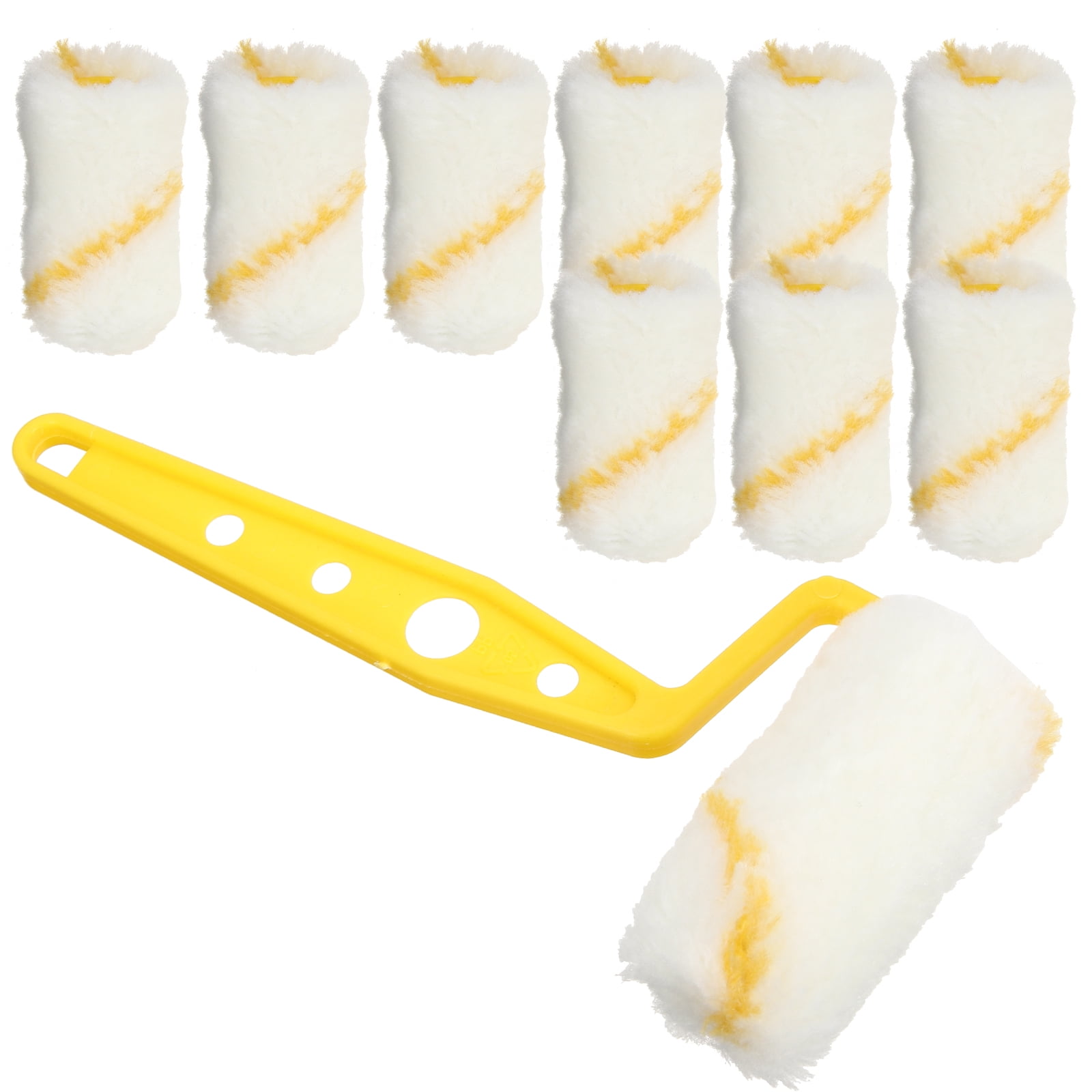 Roller Brush Set Sponge Rollers Paint for Wall Head Tool Home Brushes ...