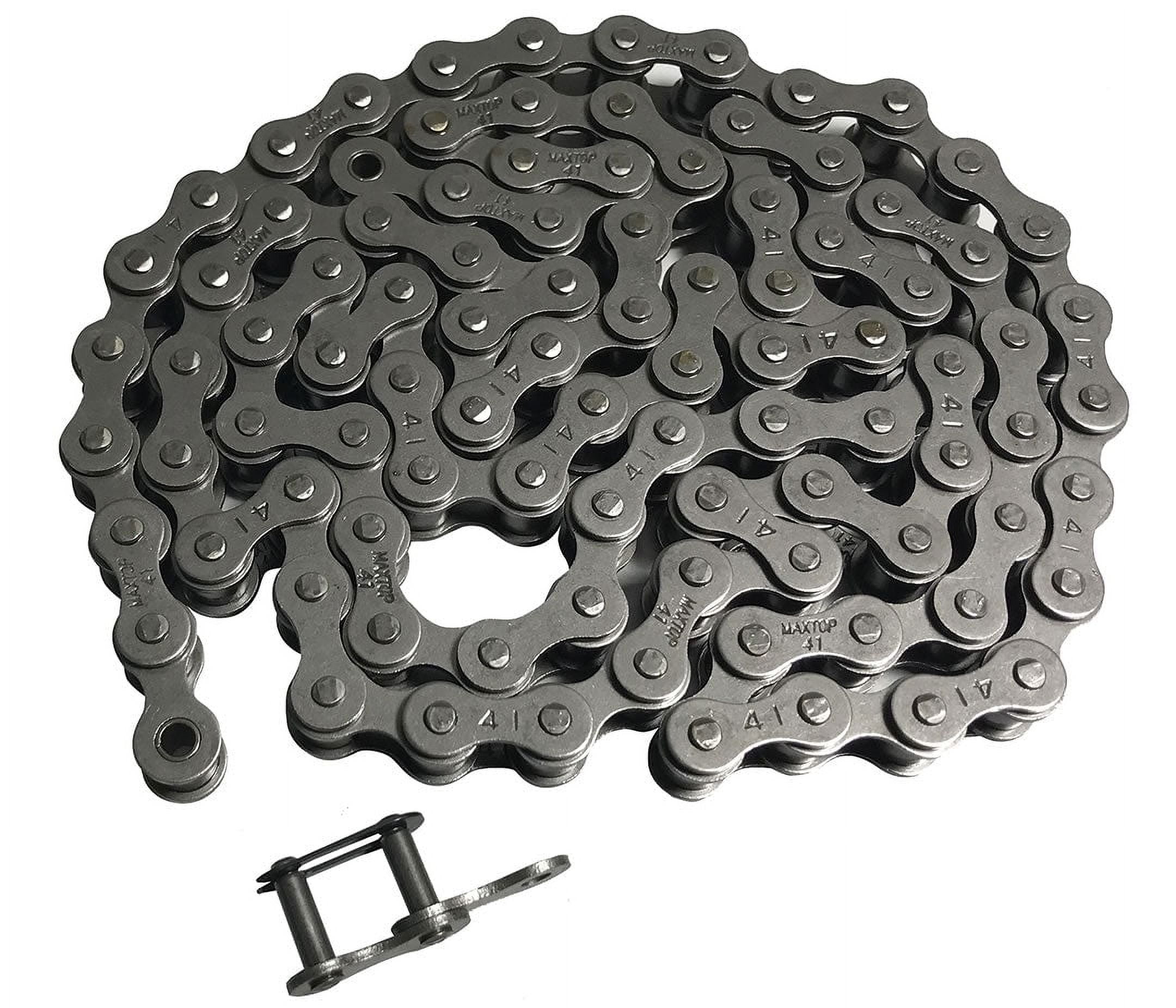 Roller Chain Kit - 4ft Chain with 1 Connection Master Link - 100% OEM Manufacturers with New ...