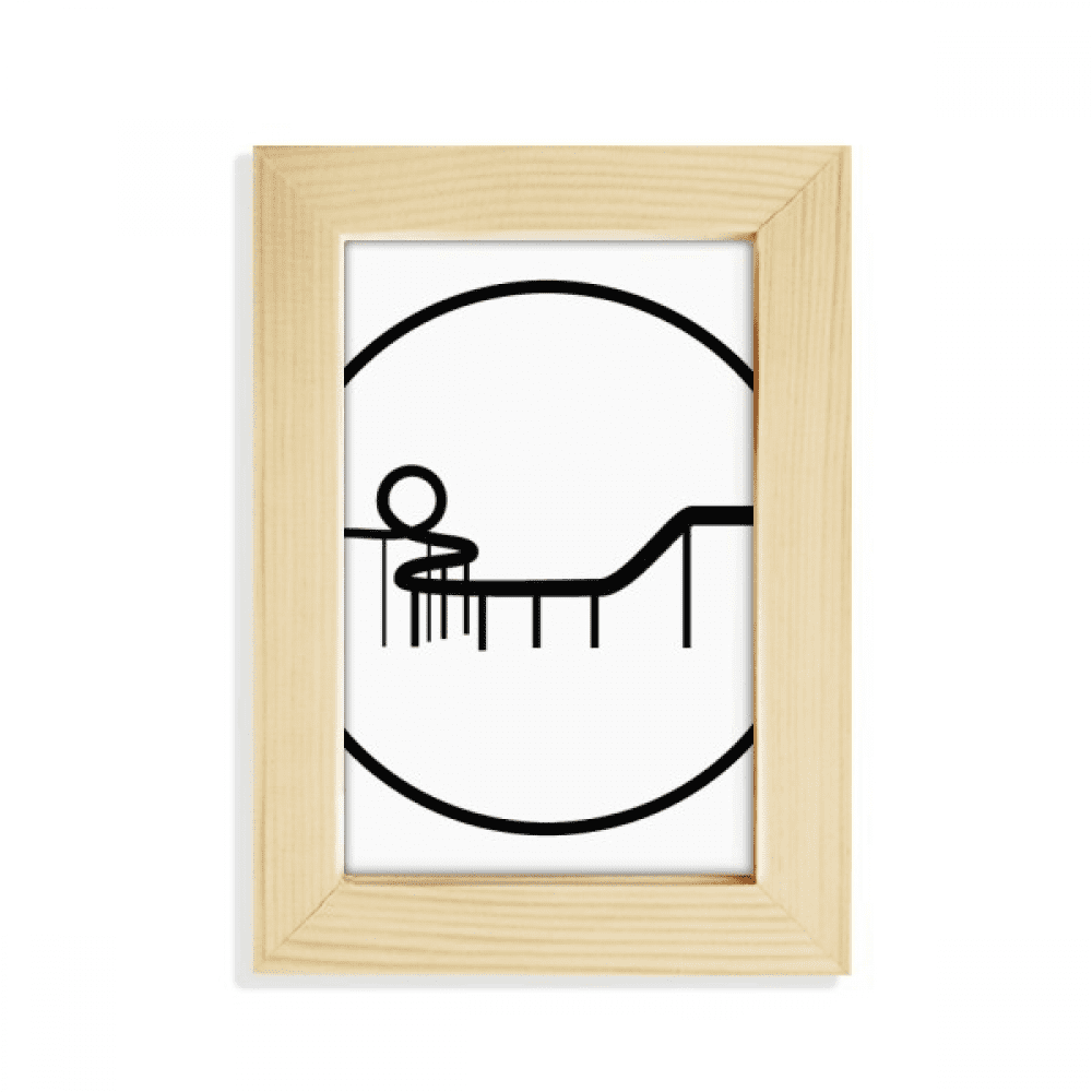 Roller Coaster Amusement Park Outline Desktop Display Photo Frame ...