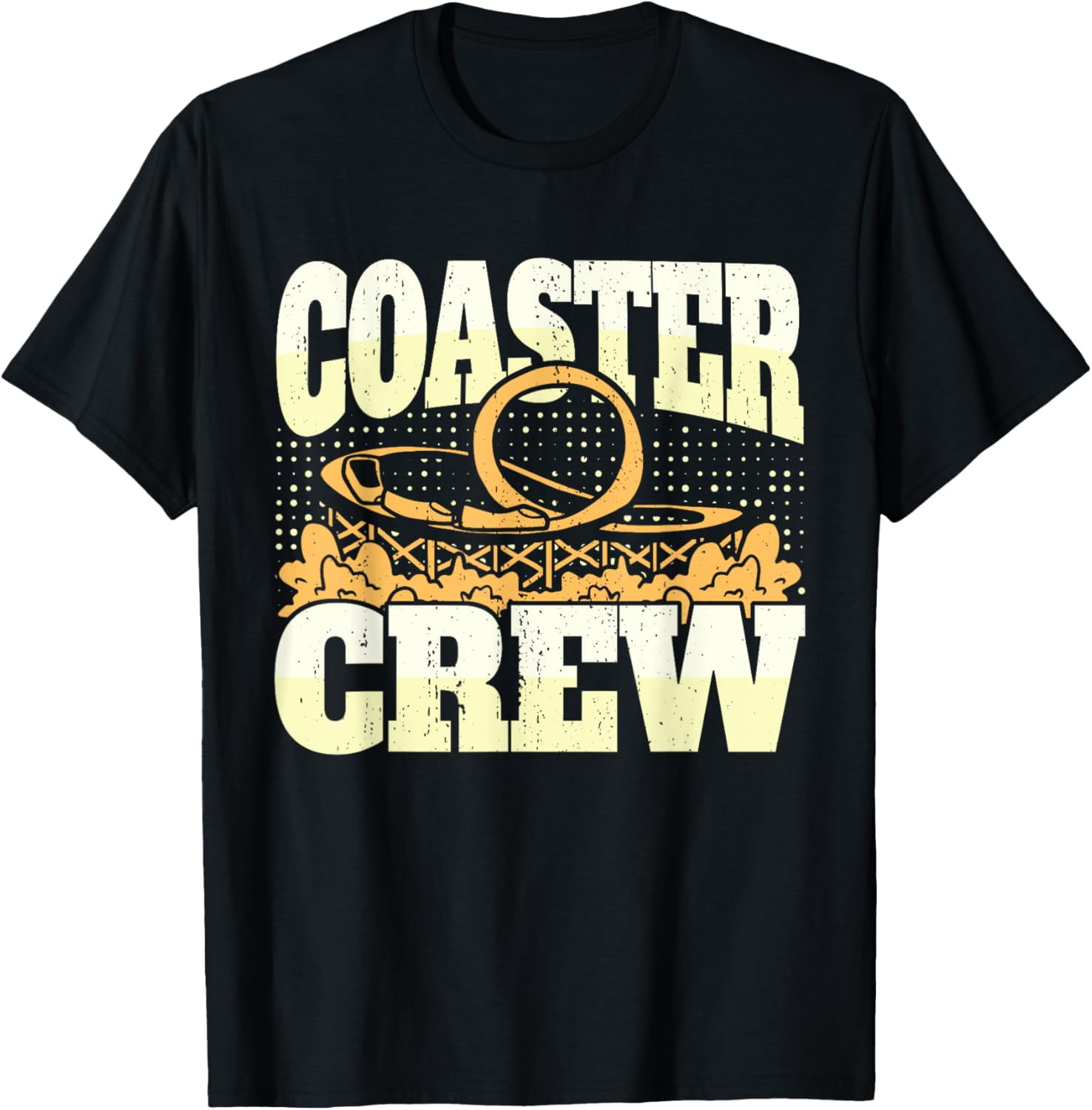 Roller Coaster Crew T-Shirt - Walmart.com