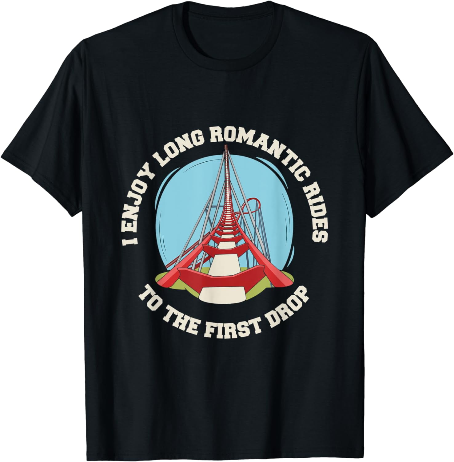 Roller Coaster Design for a Roller Coaster Fan T-Shirt - Walmart.com