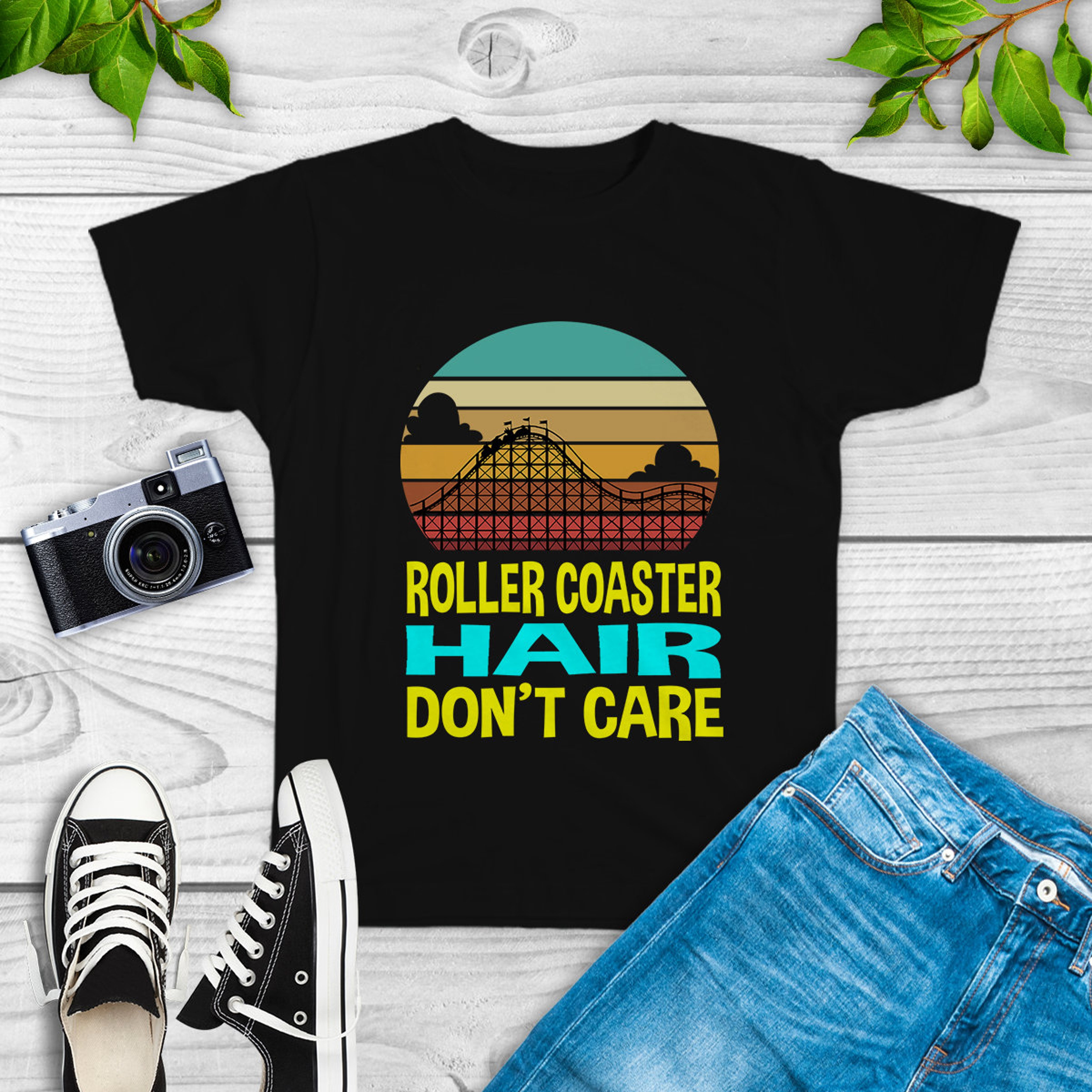 Roller Coaster Hair Don't Care, Sweatshirt, amusement park shirt, theme ...