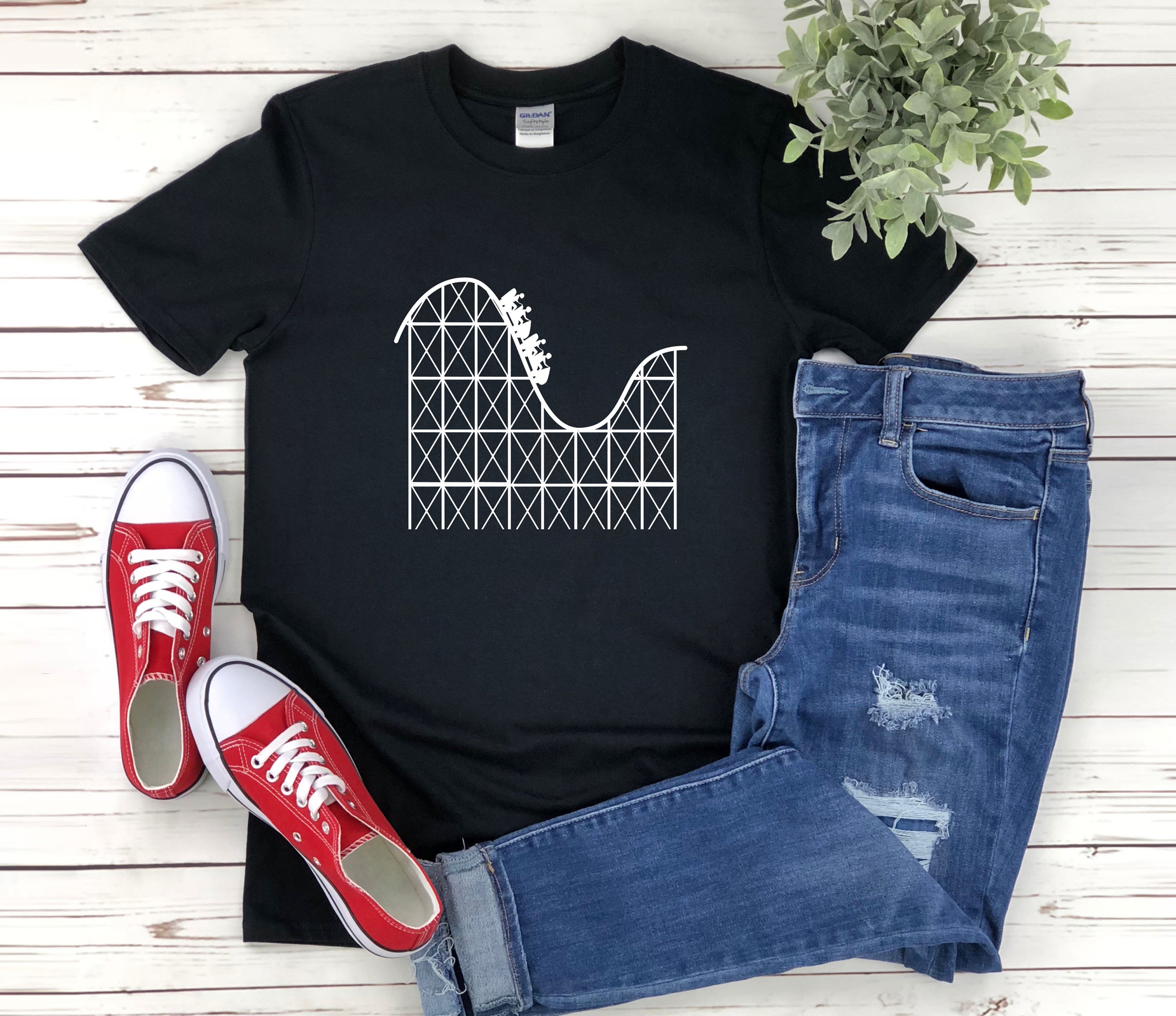 Roller Coaster Shirt, Theme Park Shirts, Roller Coaster Lover, Roller ...
