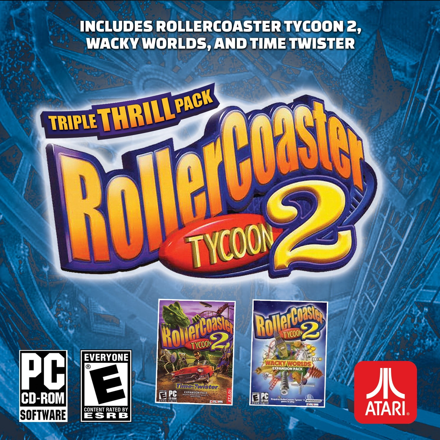 Roller Coaster Tycoon 2 Triple Thrill Pack - PC - Walmart.com