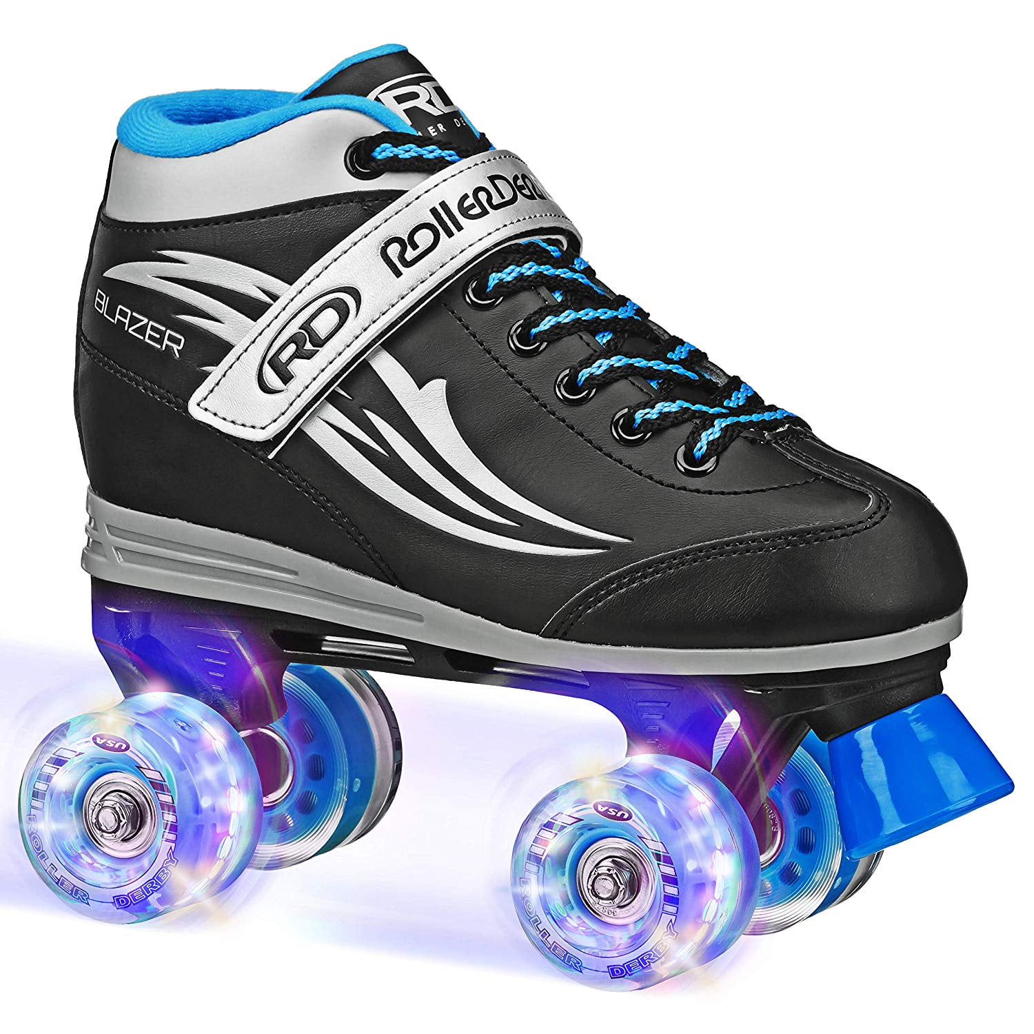 Roller Derby Blazer Boy's Lighted Wheel Roller Skate - Walmart.com