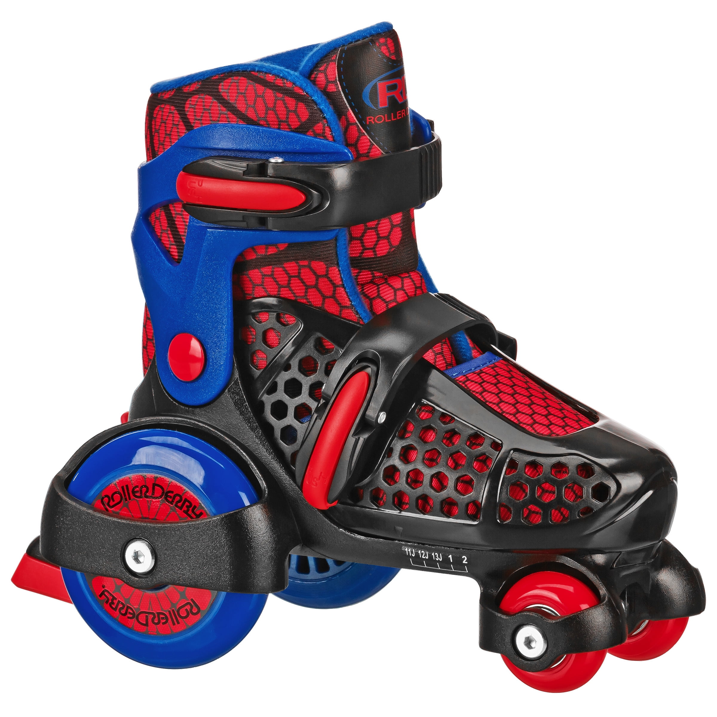 Roller Derby Boys Adjustable EZ-Roll Skates Size 11-2 - Walmart.com