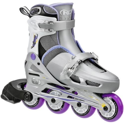 Roller Derby Cobra Adjustable Inline Skates, Gray - Walmart.com