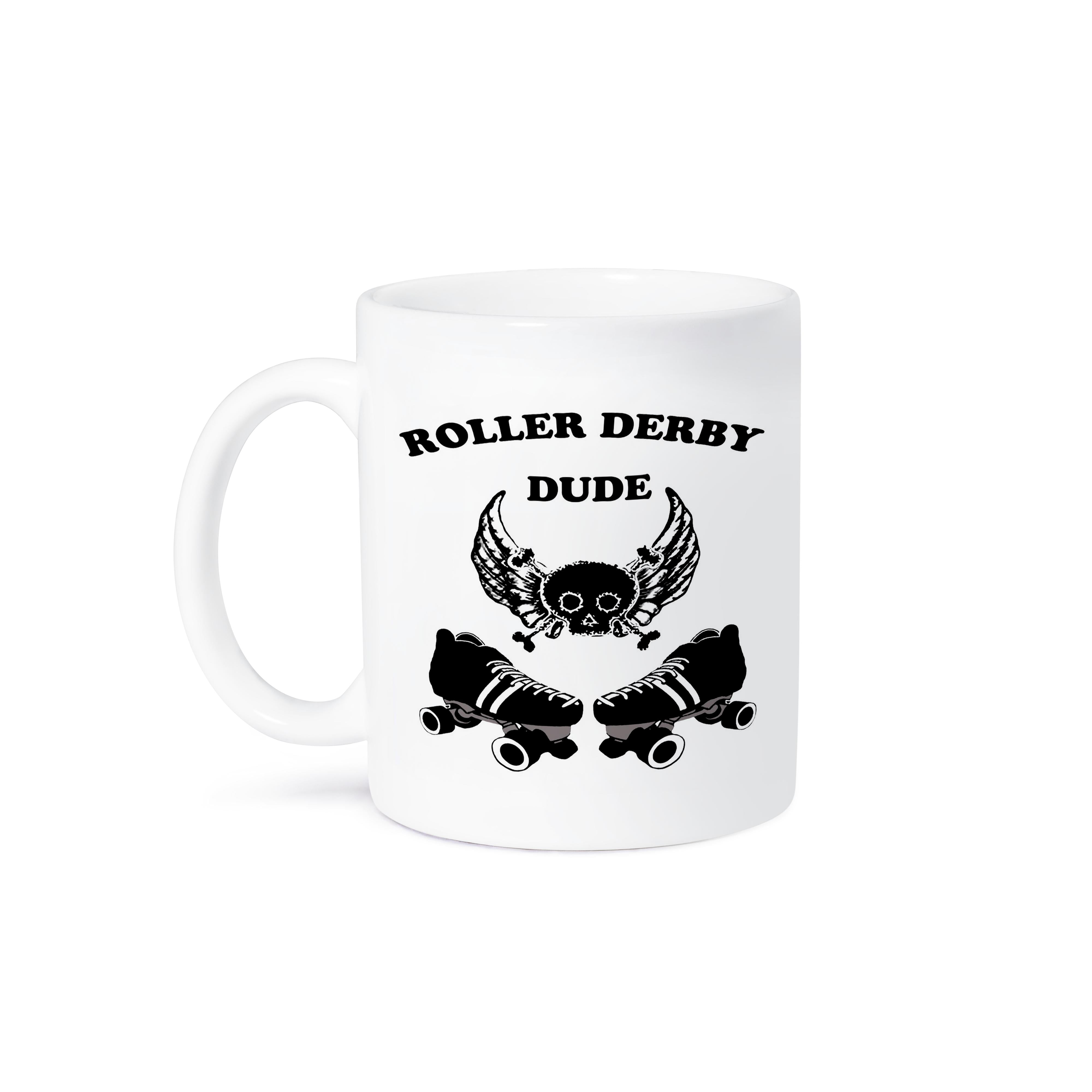 3drose, Roller Derby Dude Design with Wings Skates and a Skull and ...