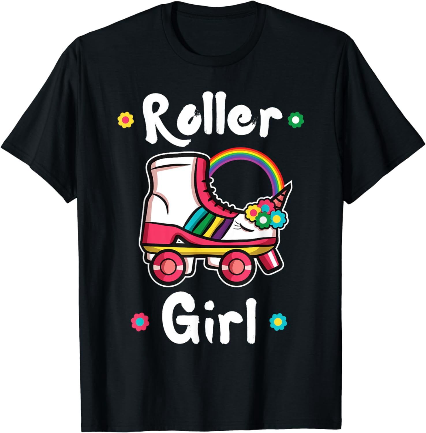 Roller Girl Unicorn T-Shirt For Rollerblade Women - Walmart.com