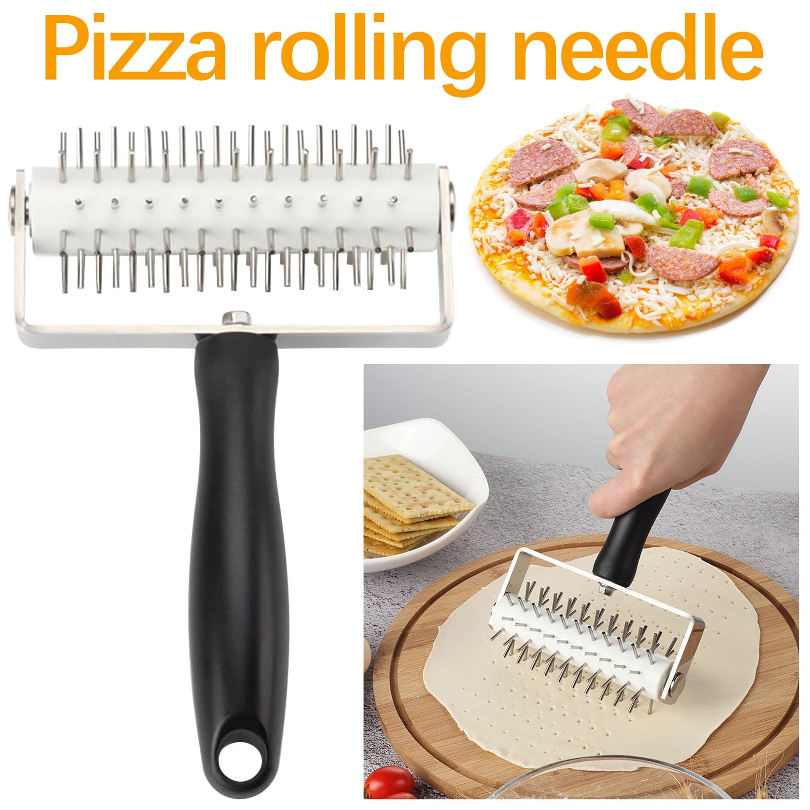 Roller Homemade Pizza Butt Tool With Stainless Steel Nails, Commercial ...