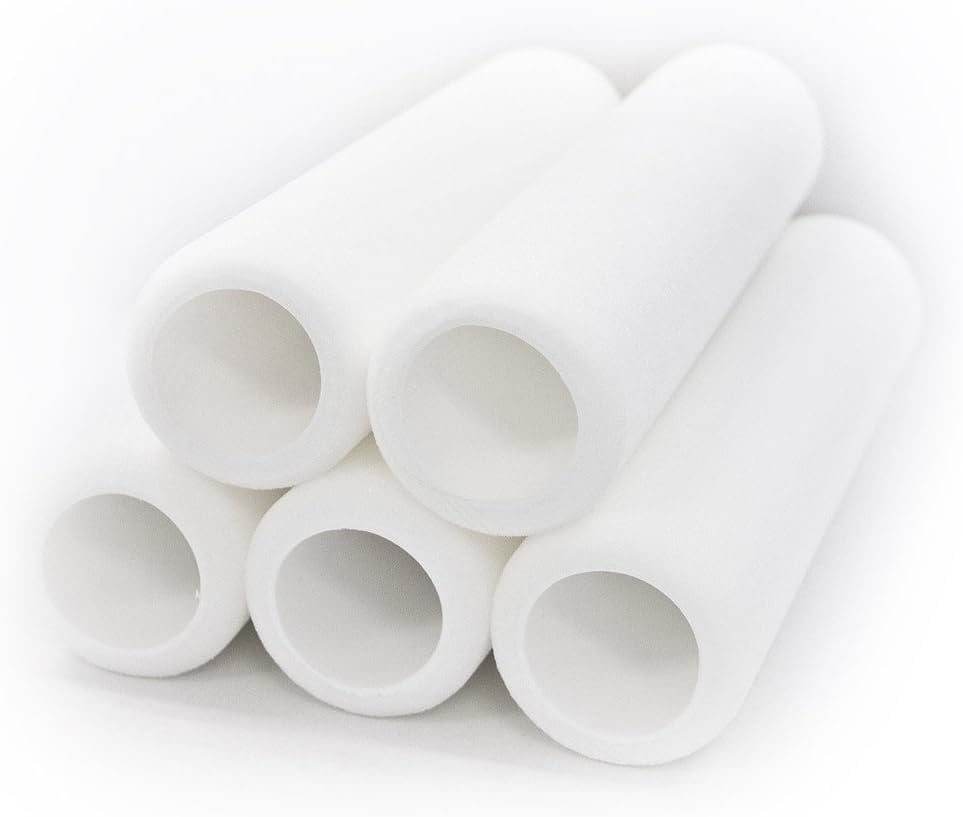 Roller Kit Foam Roll Replacement Five-Pack (5). Each Measures 9” Long ...