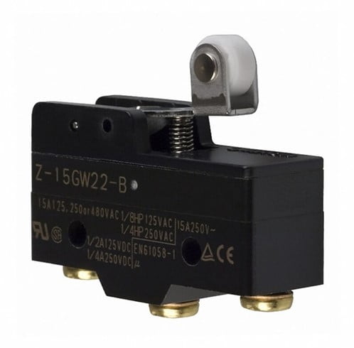 Roller Lever SPDT Micro Limit Switch AC 125V 250V 15A ZX-15GW22-B ...