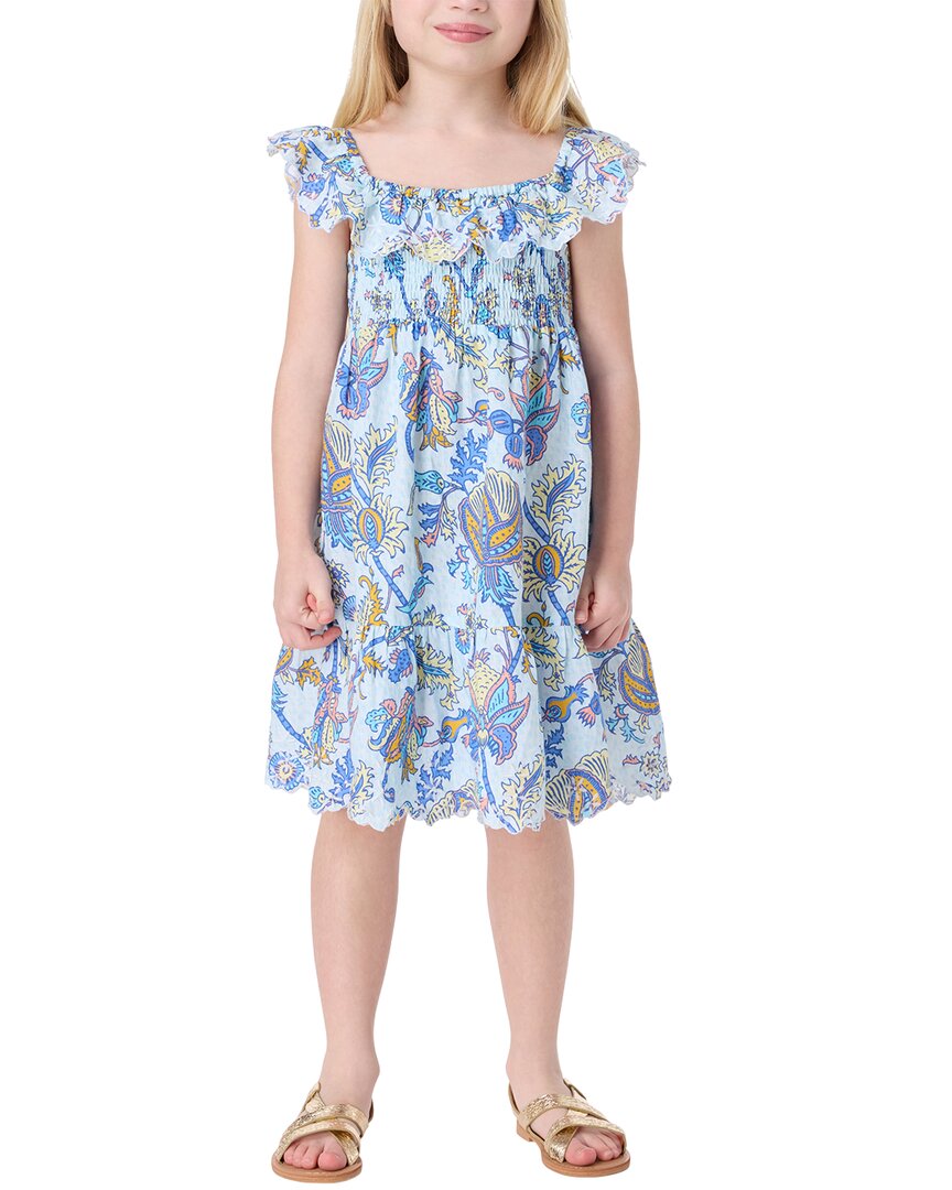 Roller Rabbit girls Textured Amanda Ryan Linen Dress, 6, Blue - Walmart.com
