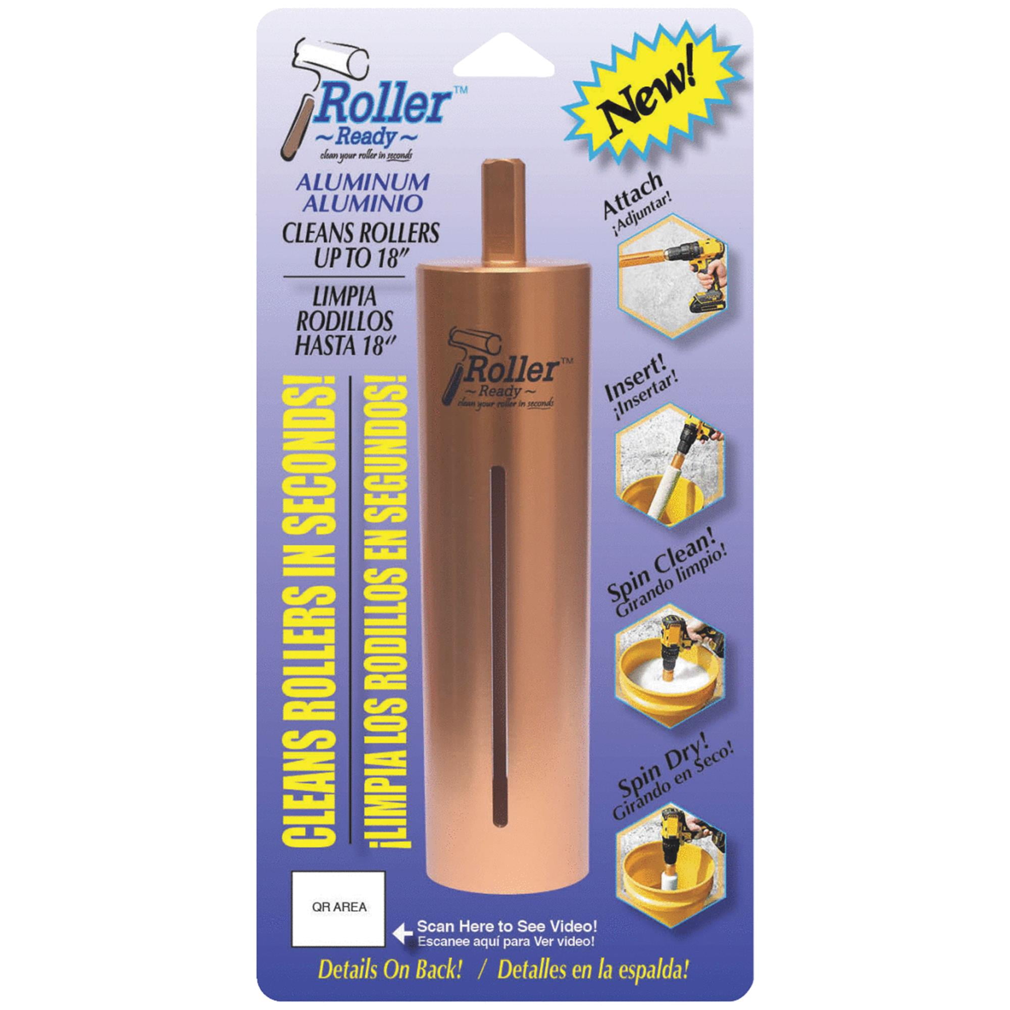 Roller Ready Large Home Goods Aluminum Paint Roller Cleaner for 18 Inch ...