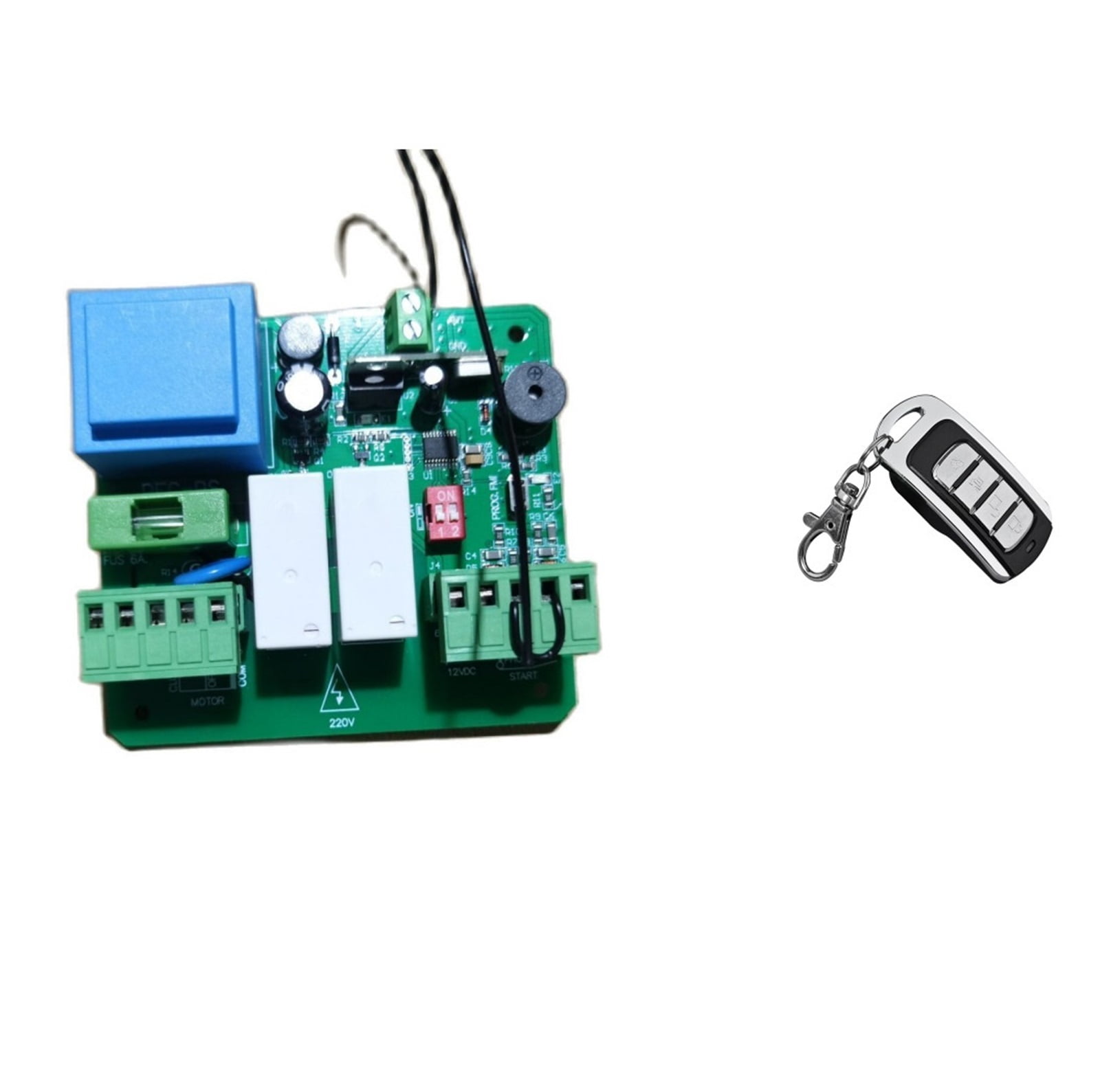 Roller Shutter Control Board 220V 433MHz Remote Control Nc Motor Speed Adjustable - Walmart.com