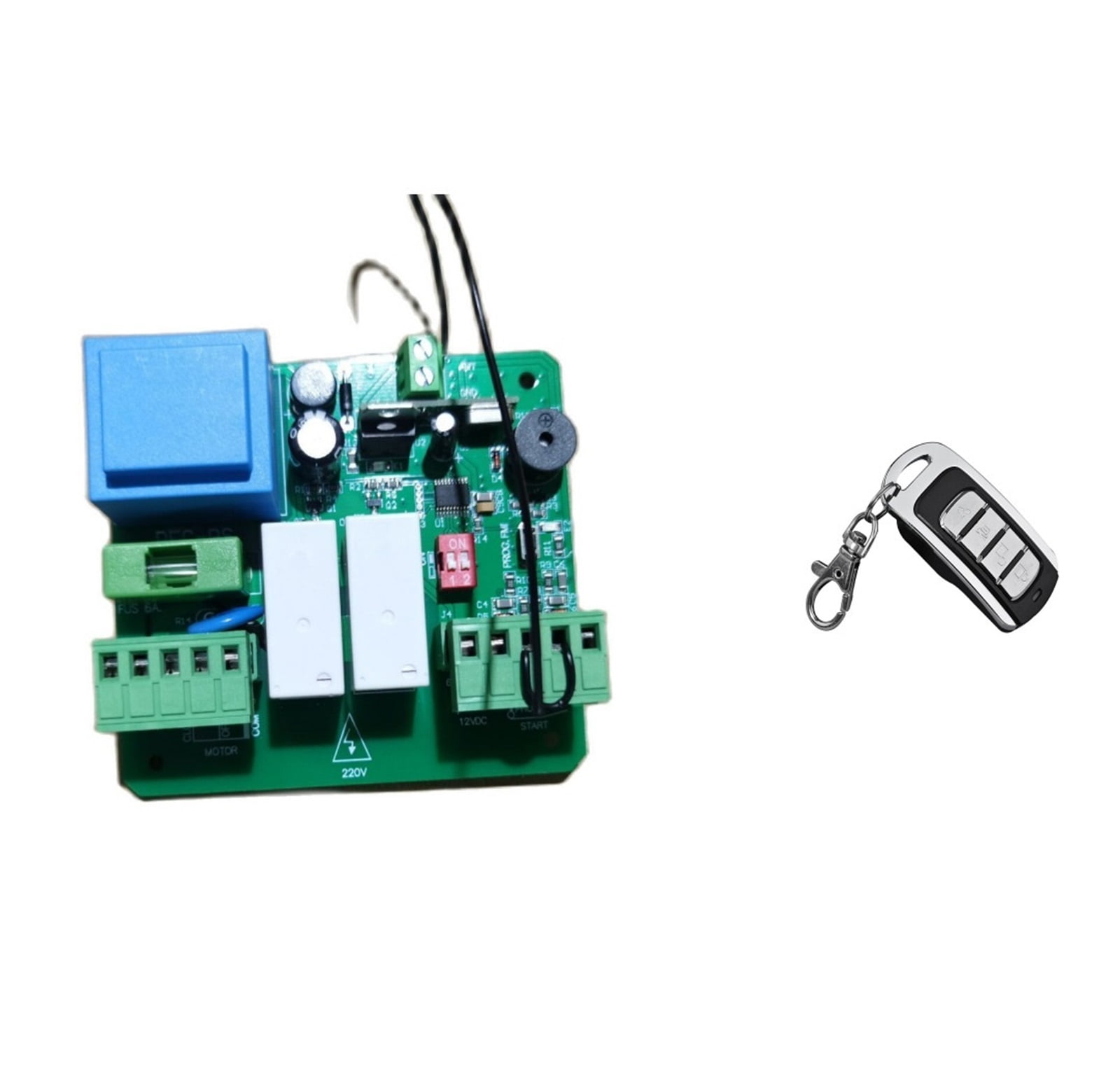 Roller Shutter Control Board 220V 433MHz Remote Control Nc Motor Speed ...