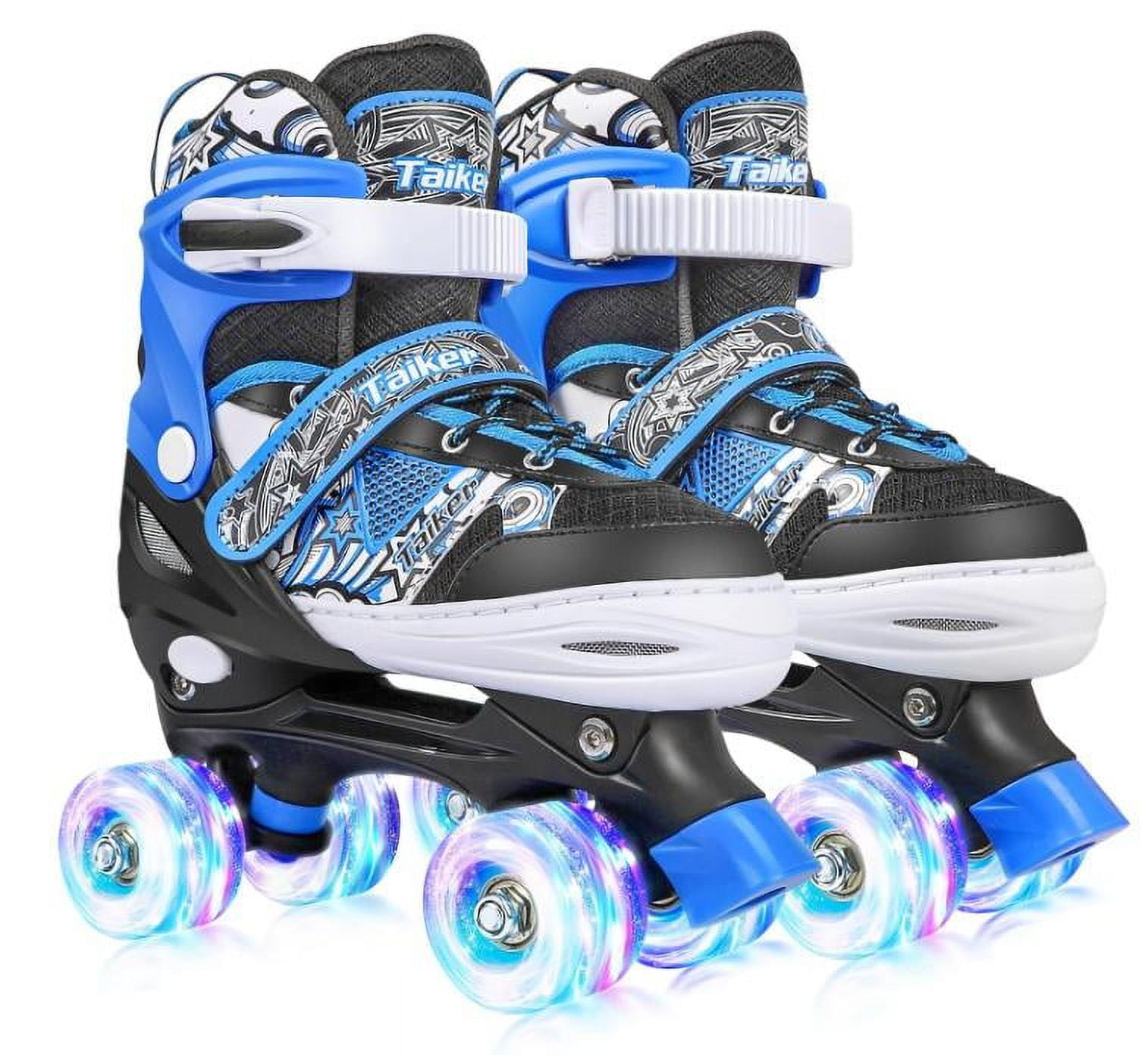 Roller Skates for Girls Boys Kids Toddler, 4 Sizes Adjustable Kids ...