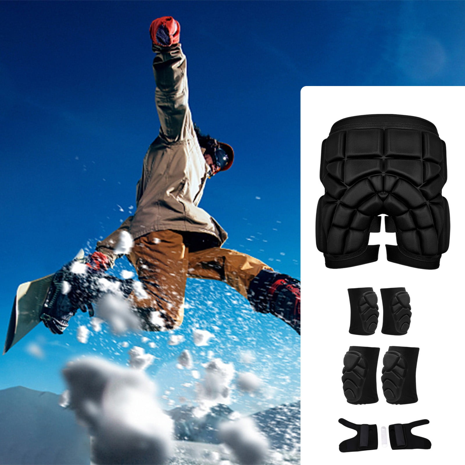 Roller Skating Ski Skating Bracelet Knee Hip Protection Falls ...