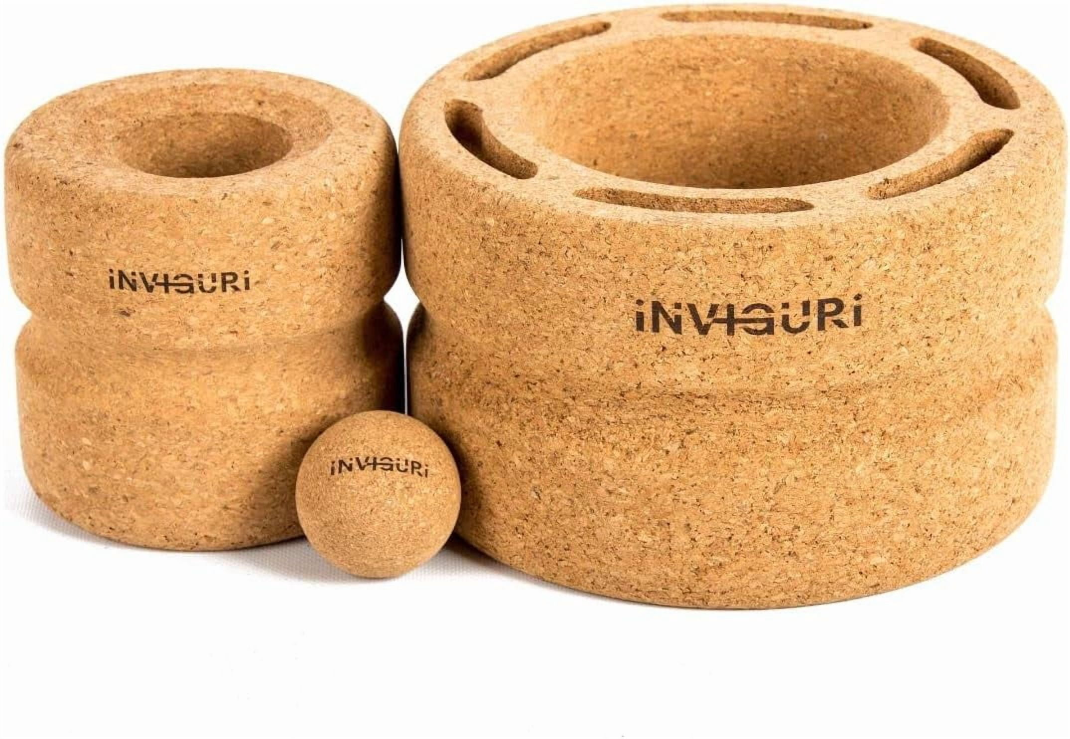 Spinal Groove Yoga Wheel Cork Yoga Wheel Set For Back Pain Relief ...