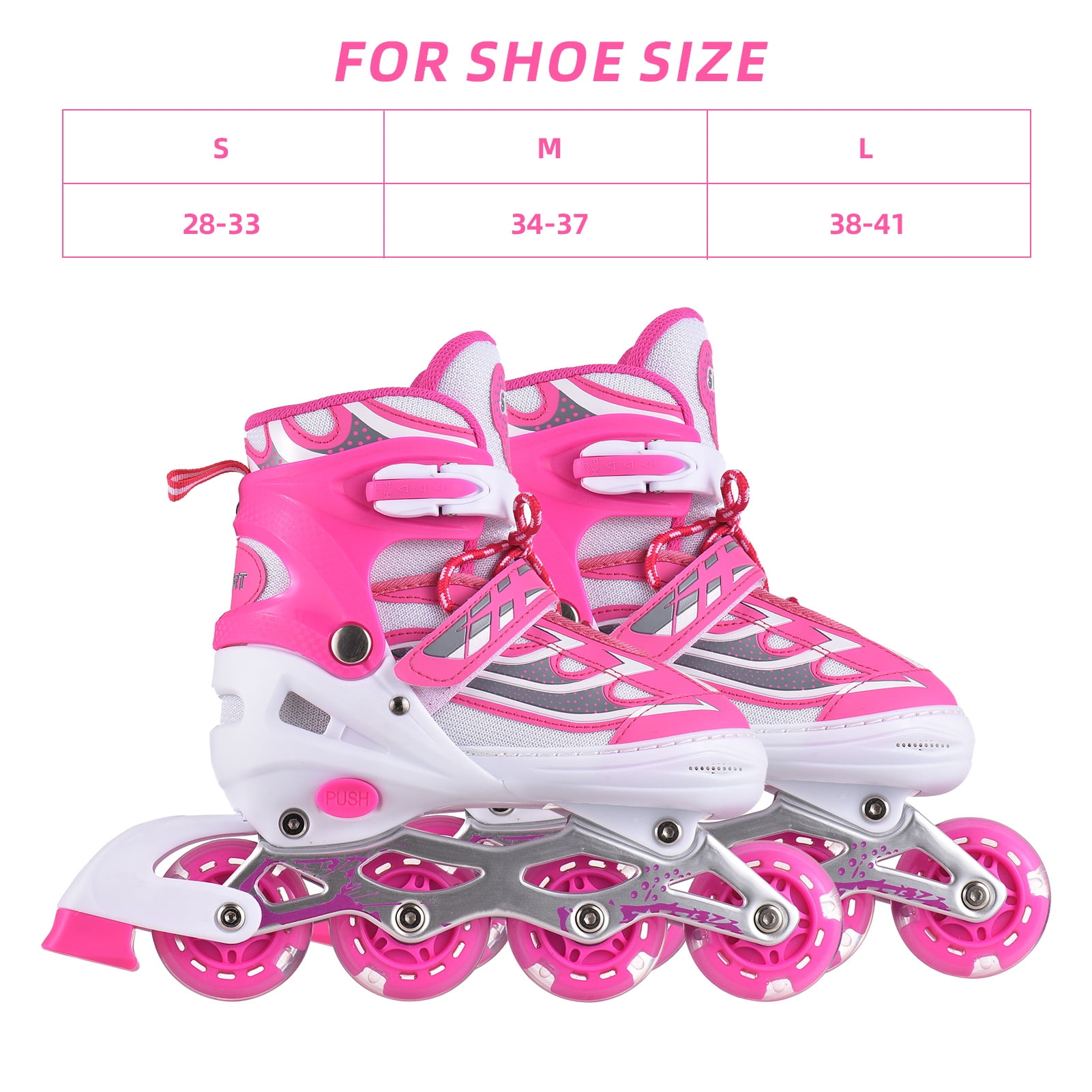 Roller skating shoes,Inline And Inline Kids And Breathable Adjustable ...