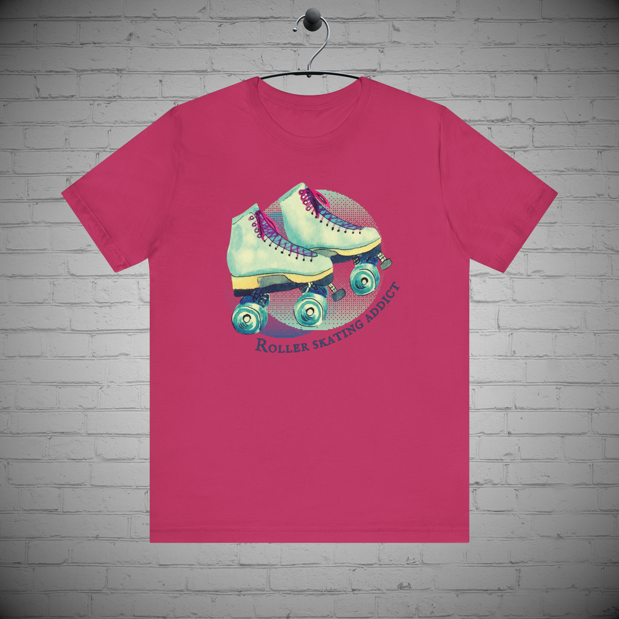 Roller skating t-shirt, Roller derby tee, Retro Urban Skate park ...