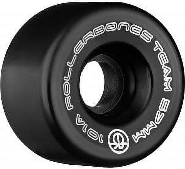 RollerBones Logo Wheel 8pk 101a (Black, 57mm) - Walmart.com