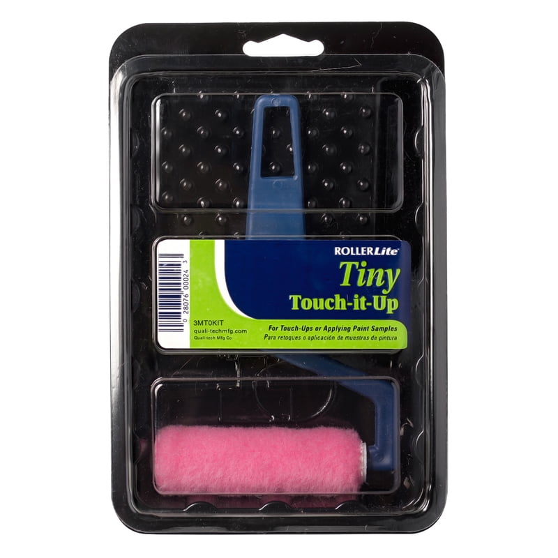 RollerLite Tiny Touch-It-Up 3 in. W Mini Paint Roller Kit - Walmart.com