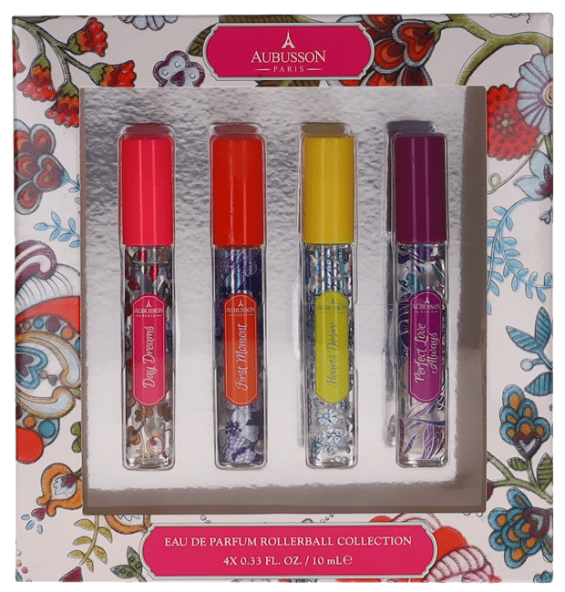 Rollerball Collection By Aubusson For Women Set: EDP x4 (0.33+0.33+0.33 ...