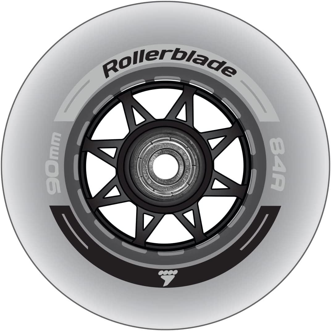 Rollerblade 90mm XT Wheelkit with SG9 Bearings, 8 Pack - Walmart.com