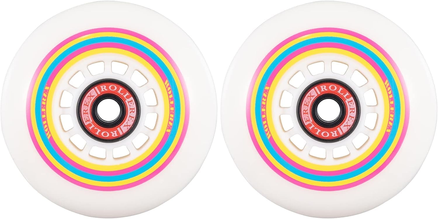 Rollerex Lollipop Boardwalk Inline Skate Wheels (2-Pack with Bearings ...