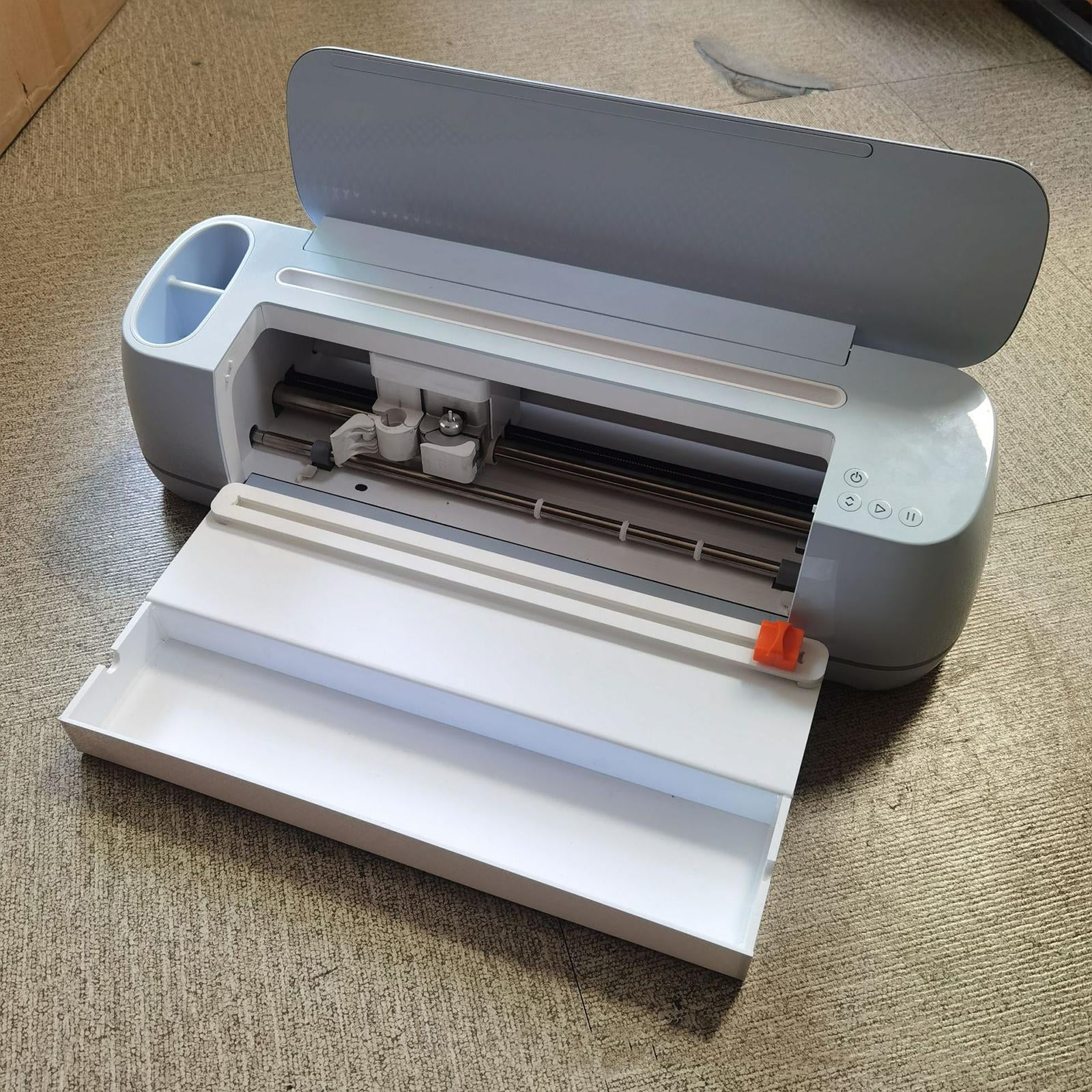 Rollers Media Tray with Built in Trimmer Organizer Roll Holder for ...