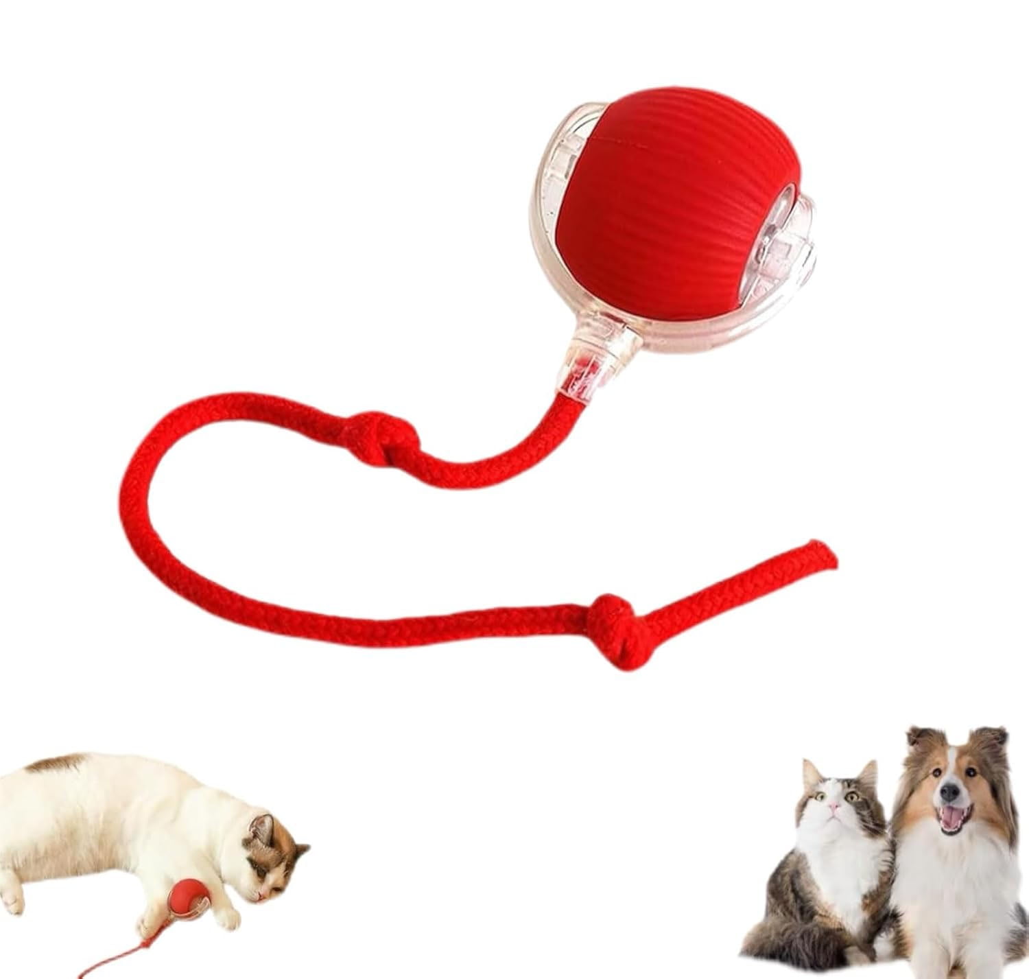 Rolliepet Smart Chase Ball, Rollipet Smart Chase Pet Toy Ball ...
