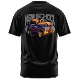 Rollin Hard men's New School Lowrider black classic fit front and back ...