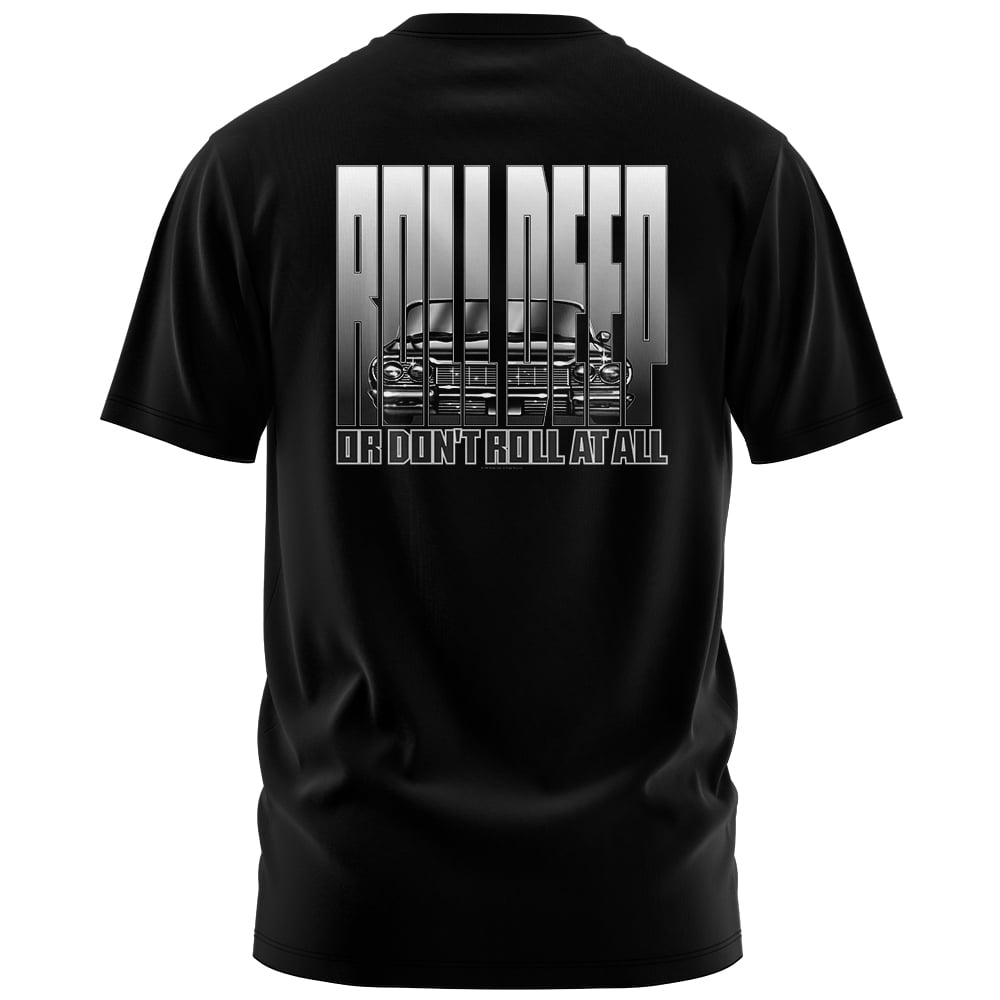 Rollin Hard Men's Roll Deep Lowrider black Big & Tall heavyweight ...