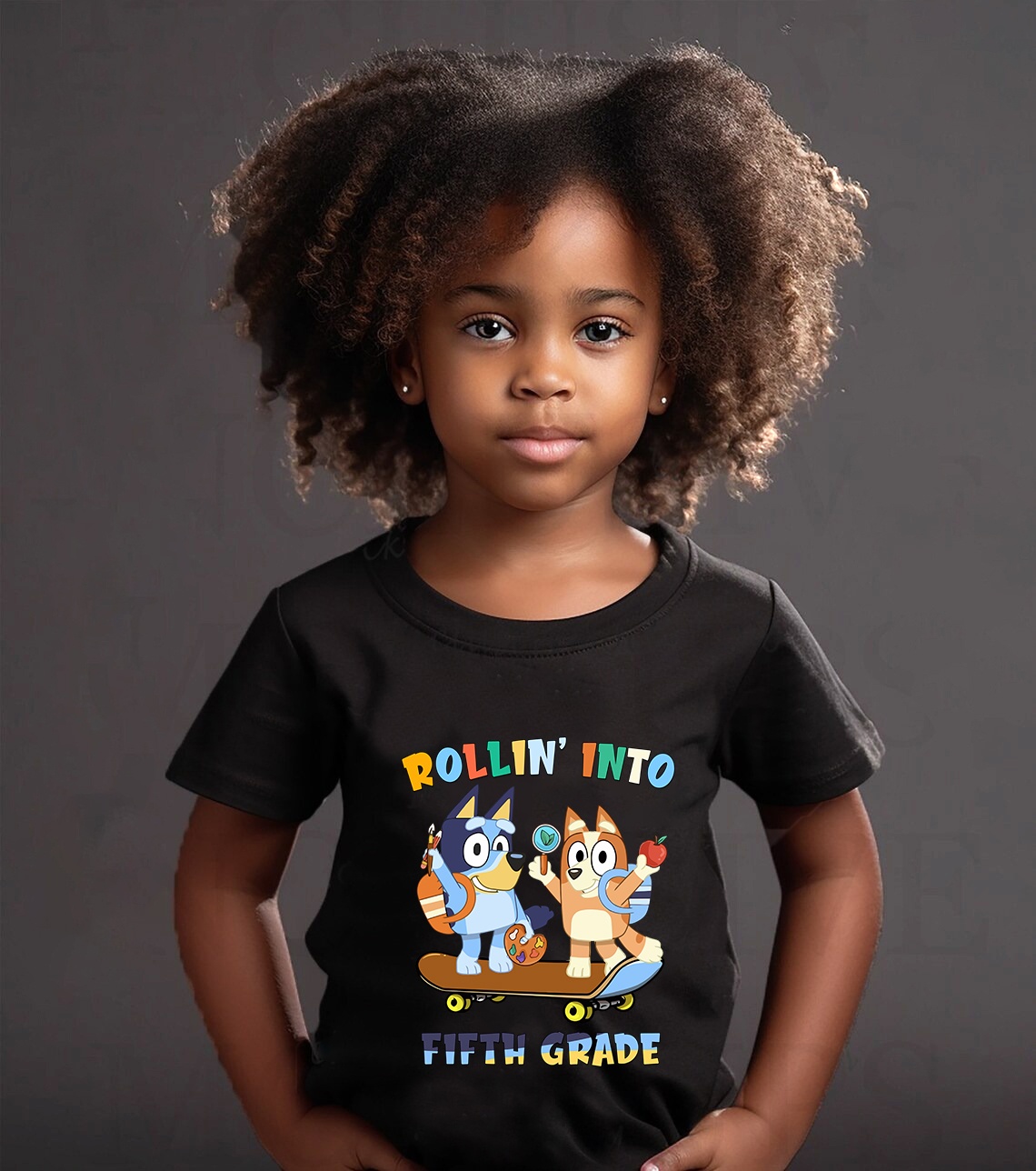 Rollin' Into Fifth Grade Bluey Bingo Youth T-shirt, Back to School ...