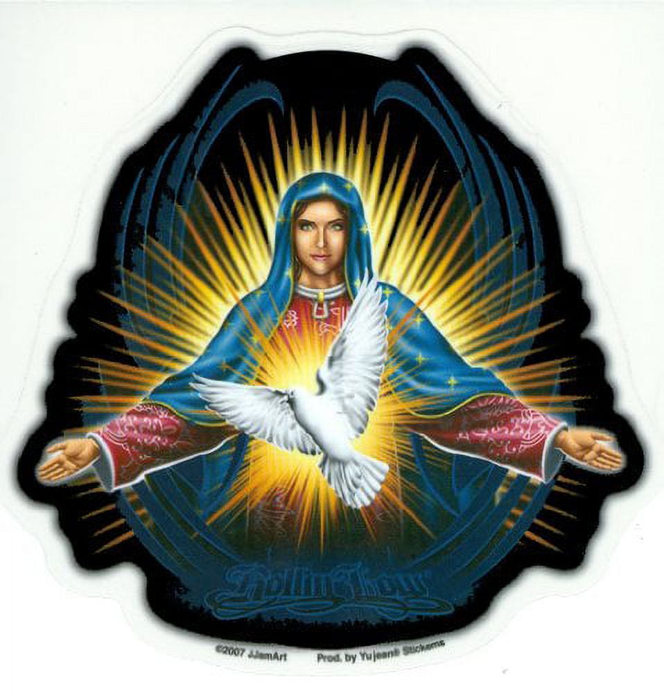 Rollin Low - Blessed Virgin and Dove - Sticker / Decal - Walmart.com