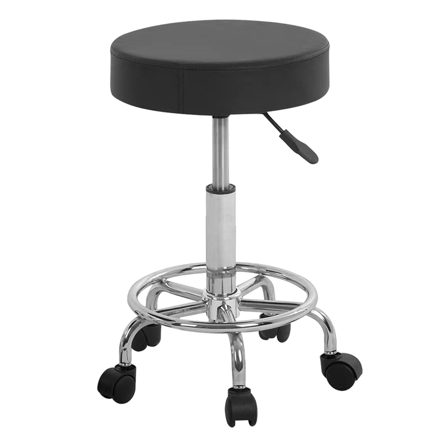 Rolling Adjustable Stool, iMountek Vanity Stool Chair Height Adjustable ...
