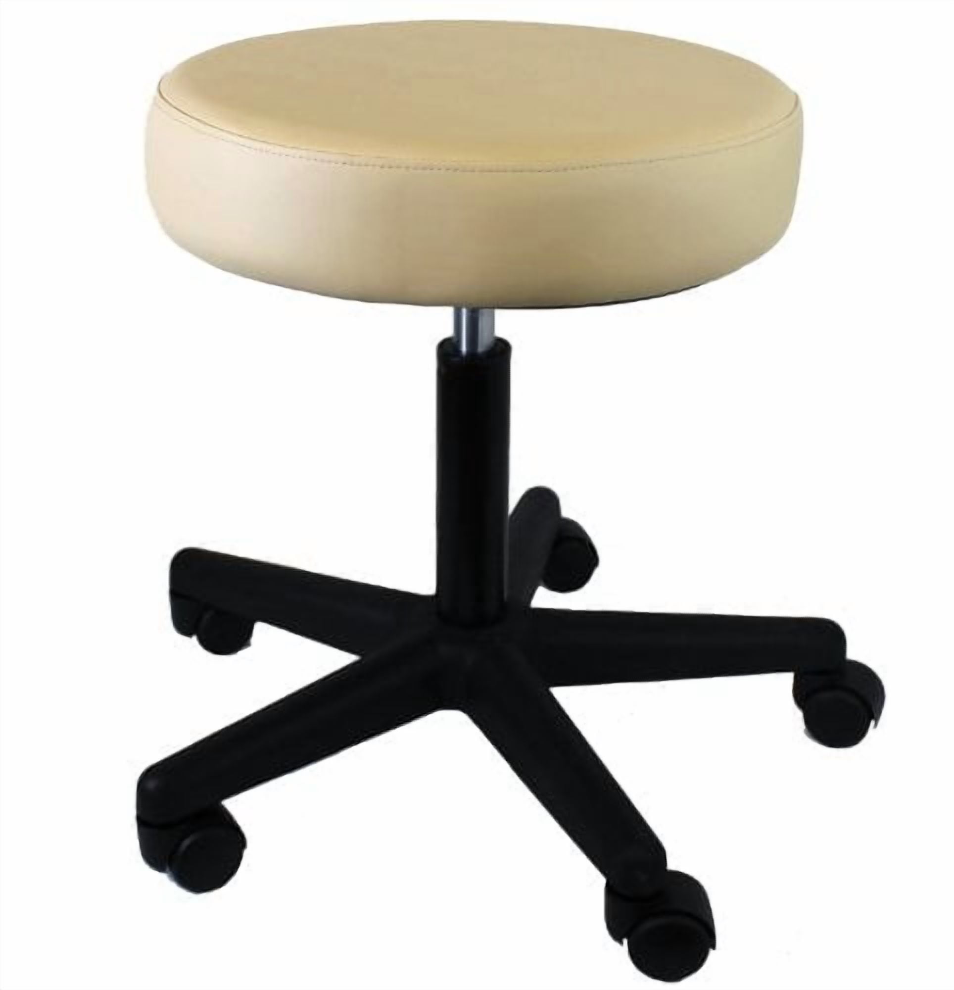 Rolling Adjustable Swivel Stool - Home, Office and Beauty (Moca Beige ...