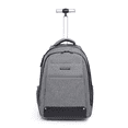 Rolling Backpack, Invisible Shoulder Strap Water Resistant Travel ...