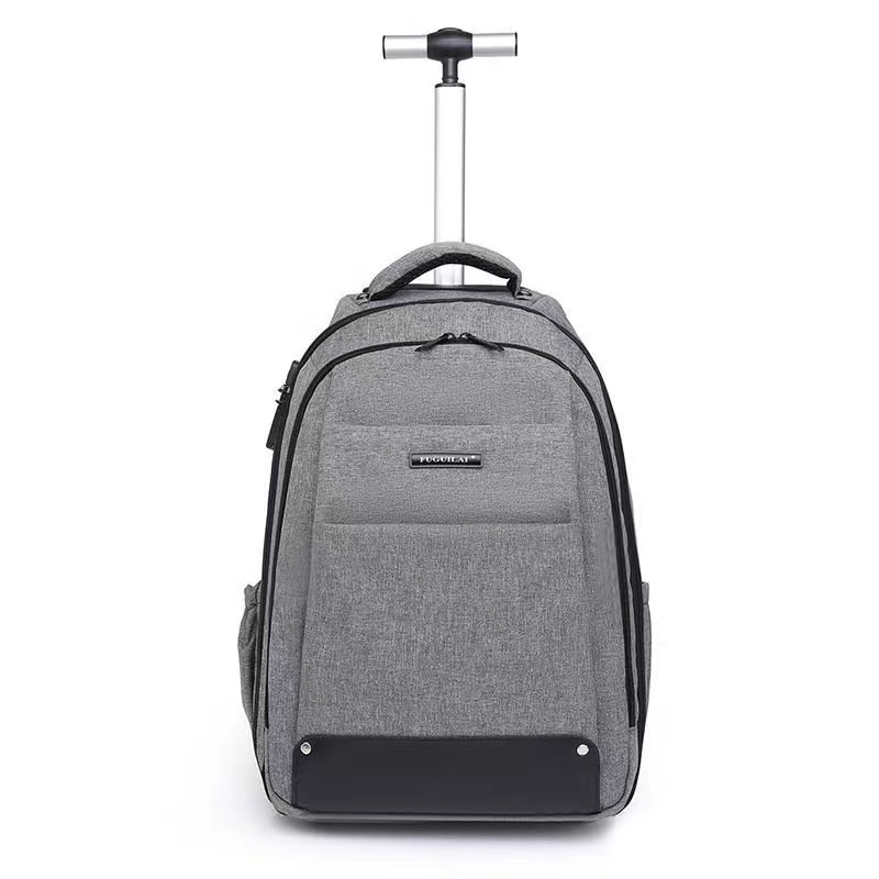 Rolling Backpack, Invisible Shoulder Strap Water Resistant Travel ...