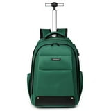 Rolling Backpack, Invisible Shoulder Strap Water Resistant Travel ...