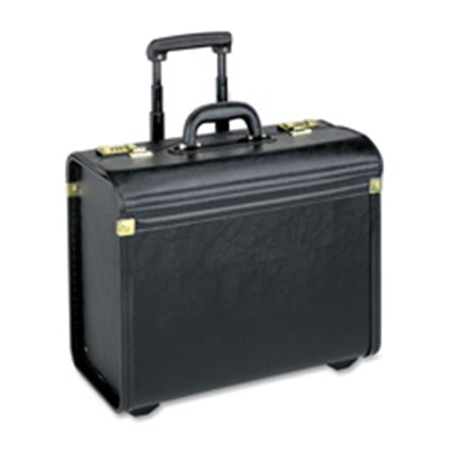 Rolling Catalog Case, Oversized, 22 in. x 14 in. x 8 in., Black ...