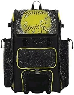 Rolling Catchers Superpack Baseball/Softball Gear Bag - 23-1/2" x 13-1/ ...