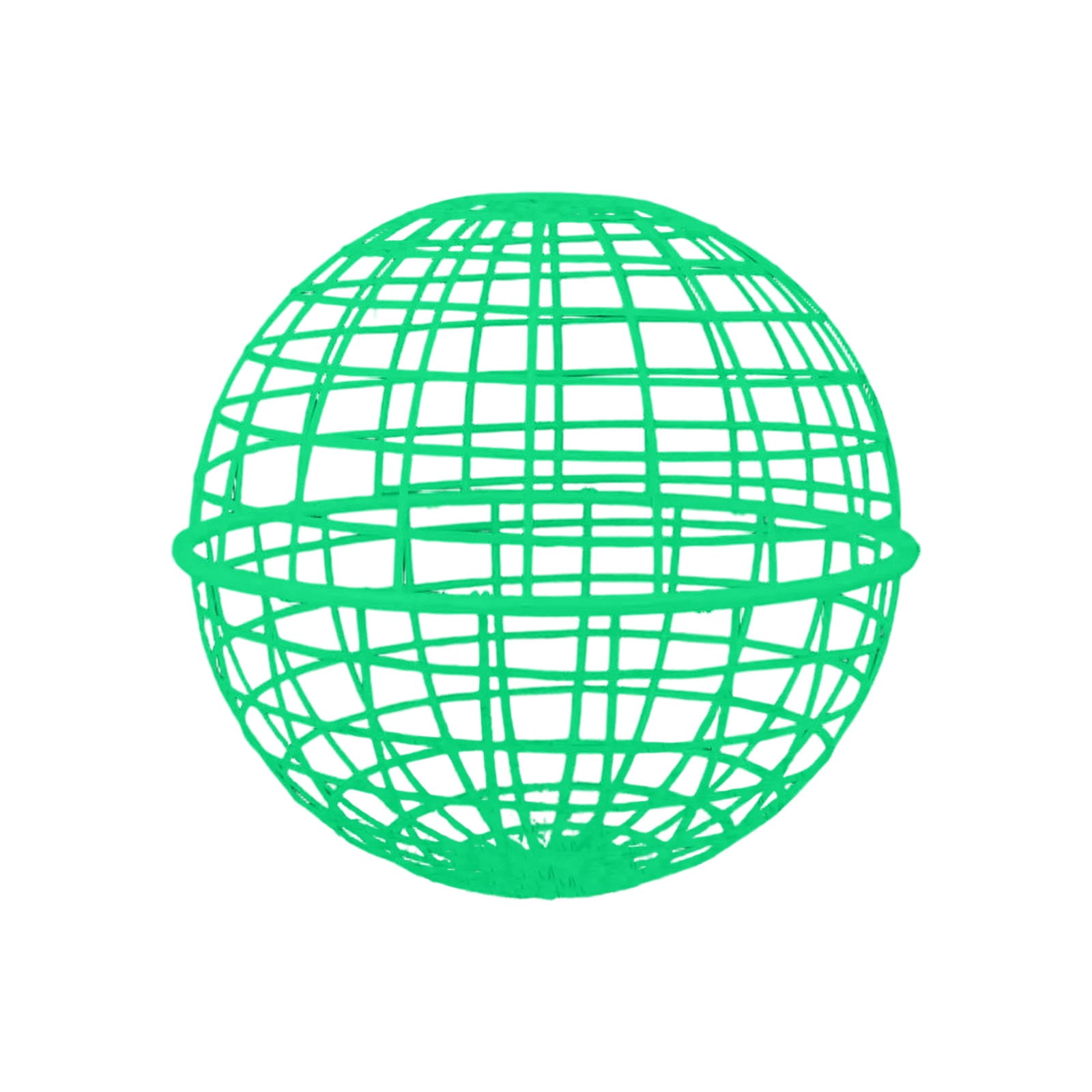 Rolling Chicken Ball Cage, Chicken Cage, 24 In, Green Wire Mesh, Ground ...