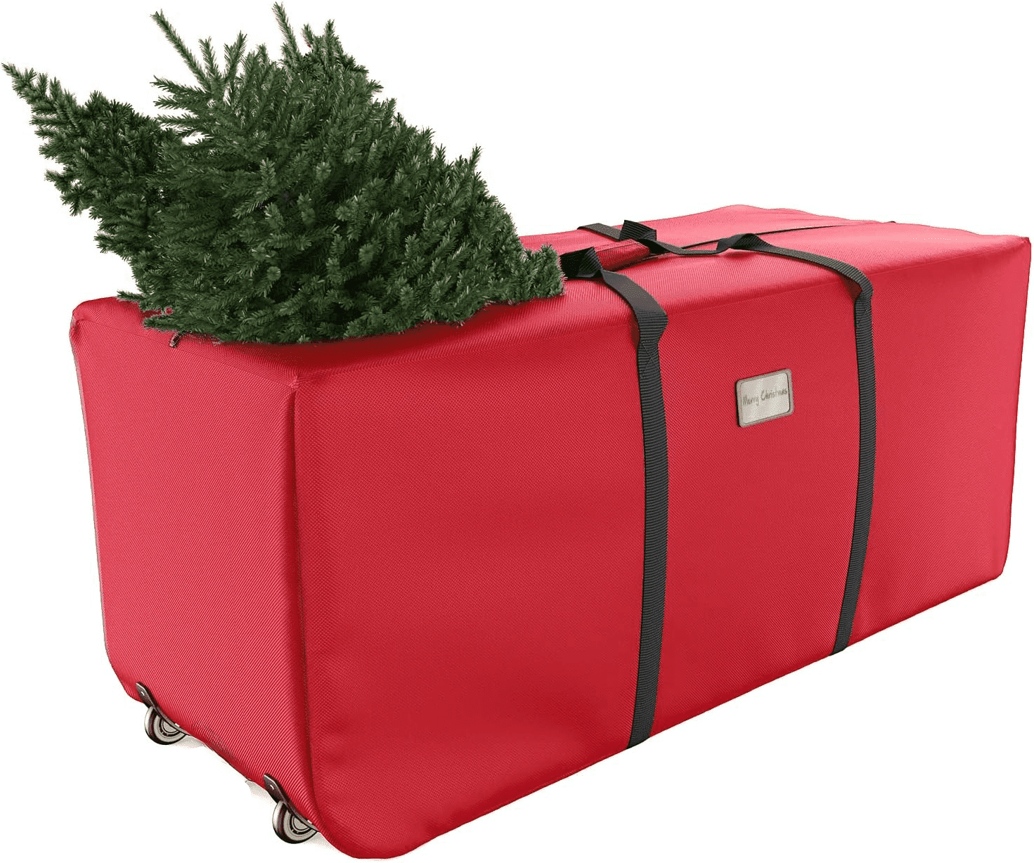 Rolling Christmas Tree Storage Bag, 7.5 ft Christmas Tree Storage ...
