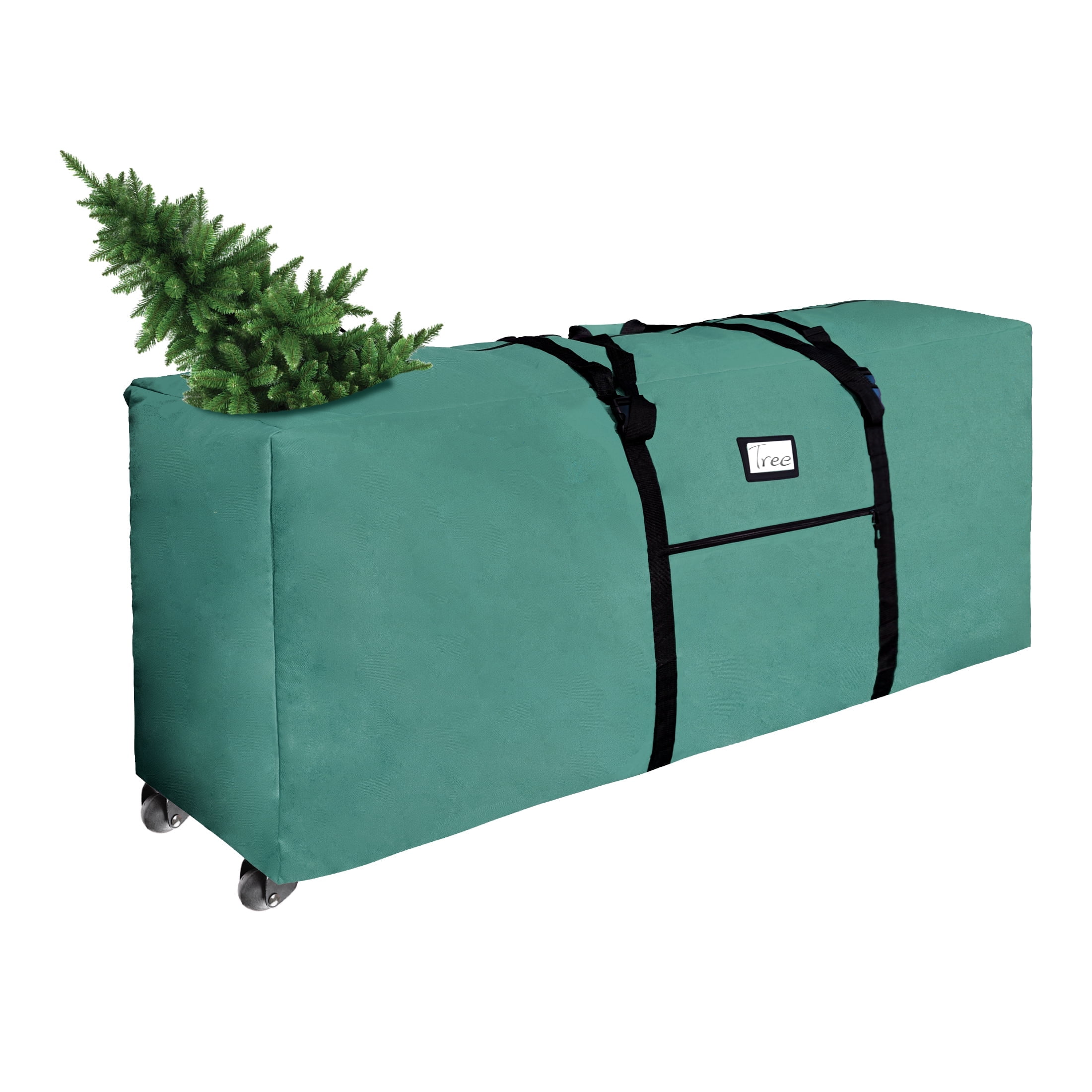 Rolling Christmas Tree Storage Bag, 9 ft Christmas Tree Storage ...